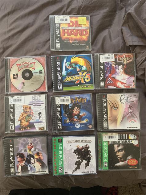 My PS Collection So Far Need The Manual For Simpsons Wrestling And I Hate Those Big White