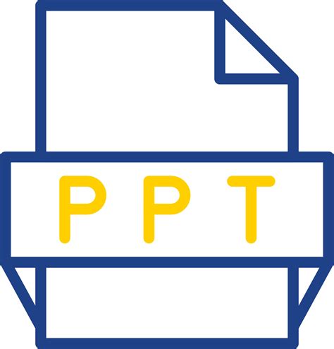Ppt File Format Icon Vector Art At Vecteezy