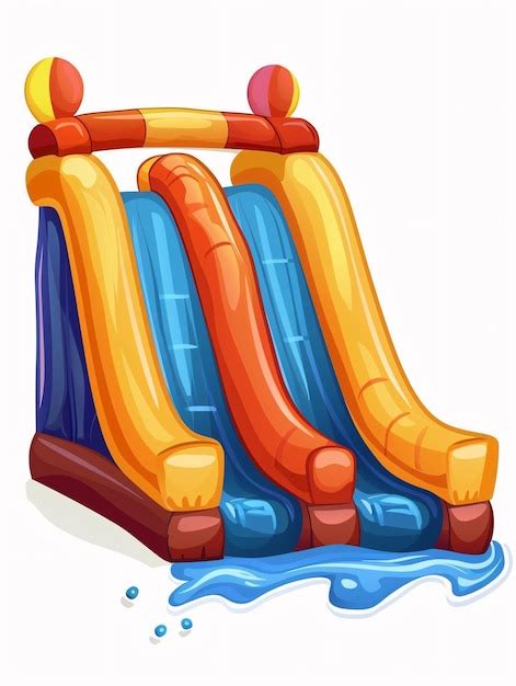Inflatable Water Slide Clipart 310 Inflatable Water Slide Stock
