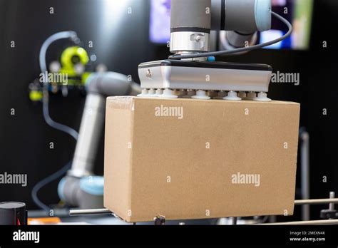 Pick And Place Robotic Or Robot Arm Stock Photo Alamy