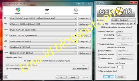 Cara Setting Emulator Ps2