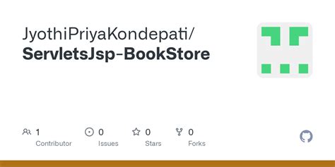 Github Jyothipriyakondepatiservletsjsp Bookstore