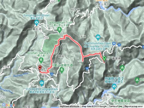 凸龜 芙蓉 大凍 霹靂 樂野山 五連峰 健行筆記