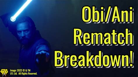 Star Wars Obi Wan Kenobi Deep Dive Rematch Yt Star Wars X