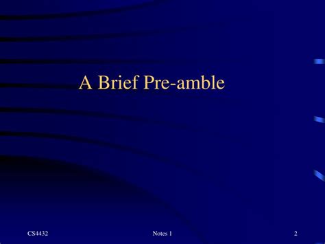 Ppt Cs 4432 Database Systems Ii Lecture 1 Introduction Powerpoint