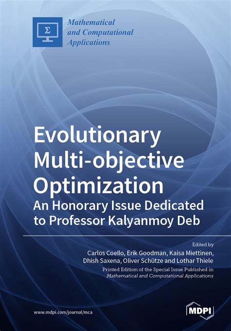 Evolutionary Multi Objective Optimization An Honorary Issue Dedicated