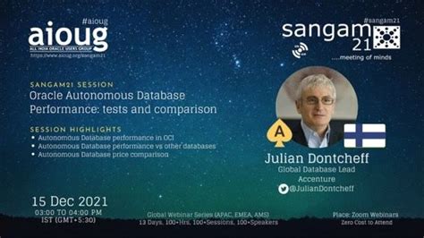 Welcome To My Presentation On Autonomous Cloud Database At The Aioug