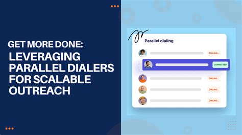 Boost Productivity With Parallel Dialers For Scalable Outreach