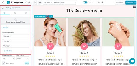 How To Design Shopify Testimonial Page And Examples Ecomposer