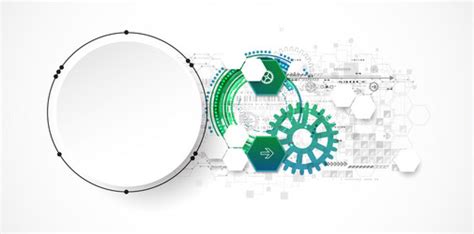 Abstract Technology Concept Circuit Board High Vector Image