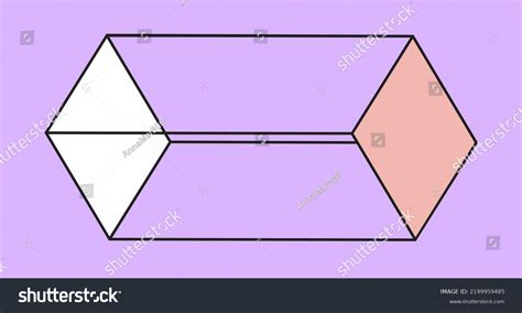 Isometric Parallelepiped Geometric Shape Vector Stock Vector Royalty Free 2199959485