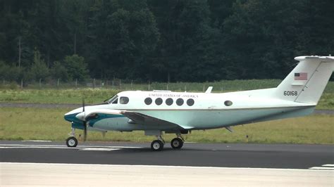 Usaf United States Air Force Beechcraft C 12 Huron Takeoff Brnik