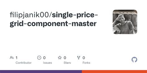 Github Filipjanik00single Price Grid Component Master