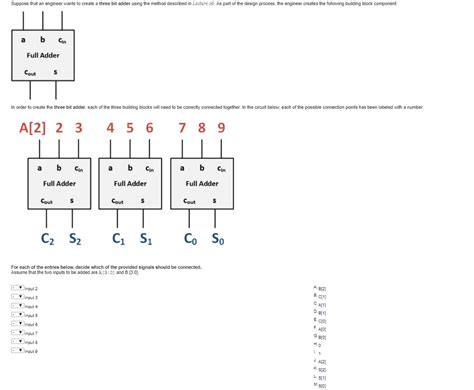 Solved Suppose That An Engineer Wants To Create A Three Bit Chegg Com