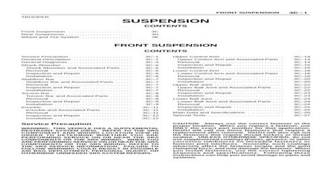 Pdf Isuzu Front Suspension Dokumentips
