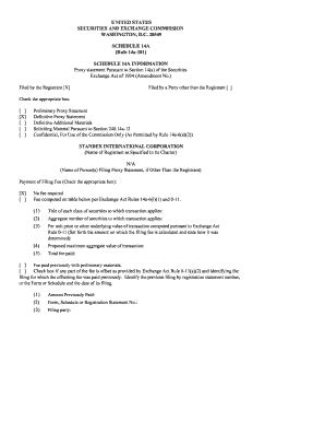 Fillable Online Filed By The Registrant X Filed By A Party Other Than The Registrant Check The