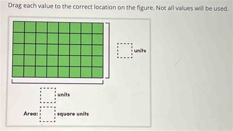 solved drag each value to the correct location on the figure not all