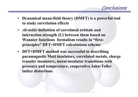 Density Functional And Dynamical Mean Field Theory Dftdmft Method