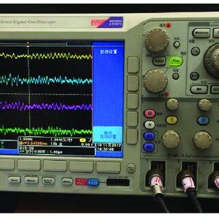 Oscilloscope Used In The Experiment Download Scientific Diagram