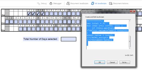 Solved How To Calculate The Number Of Checked Checkboxes Adobe Product Community 8808620