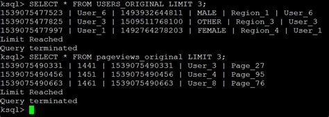 Kafka Ksql Sql查询 Xibuhaohao 博客园