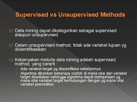 Classification Supervised Learning Supervised Vs Unsupervised Methods Data