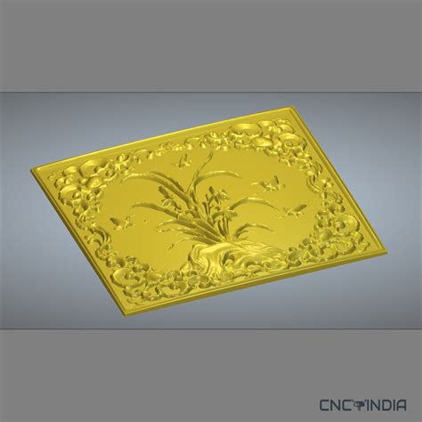 3ddsq 1046 Square Cnc Design 3d Model Artcam Relief Square File And Stl Download Cnc India