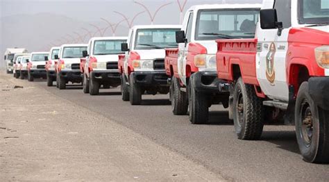 عدن الشرطة العسكرية تتسلم دعمًا من التحالف العربي