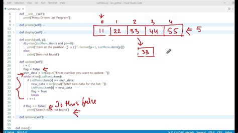 python list update function youtube