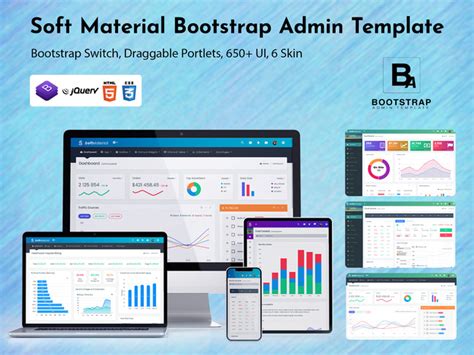 Discover Our Stunning Bootstrap Admin Template Soft Material
