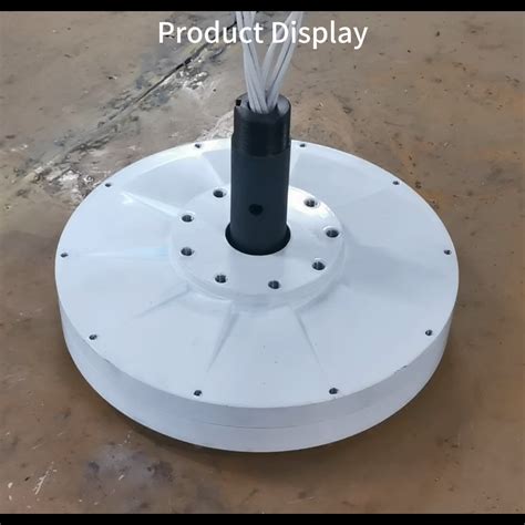 10kw 100rpm Axial Flux Disc Coreless Low Noise Permanent Magnet