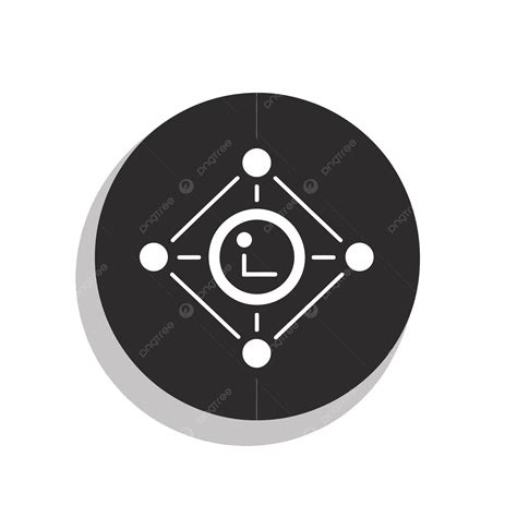 The Network Connect Icon Icon In Black And White On White Background