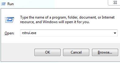 Waytodo Knowledge Sharing For Better Future Windows Shortcut To Open Restore Point