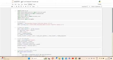 Khushi Soni On Linkedin Gui Manit Aiml Datascience Healthcare Machinelearning Python