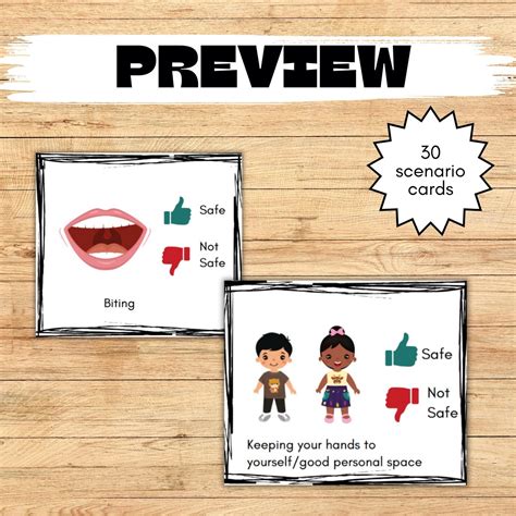 Safe Vs Unsafe Sorting Activity Safety Awareness Cards Safety Awareness Activity Pediatric