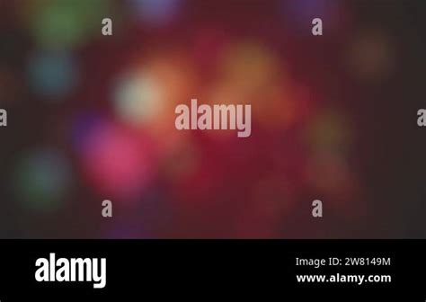 Gently Moving Multi Coloured Festive Bokeh Light Particles Motion Background Animation Full Hd