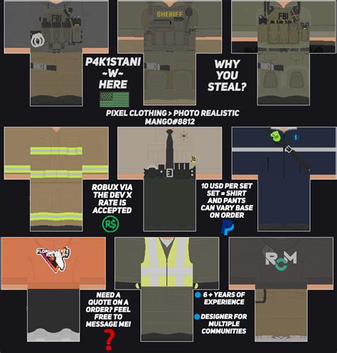 Open Clothing Designer Modern Tactical Military First