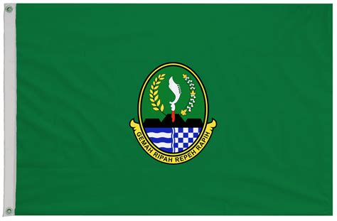 West Java Province Indonesia Flag With Eyelets
