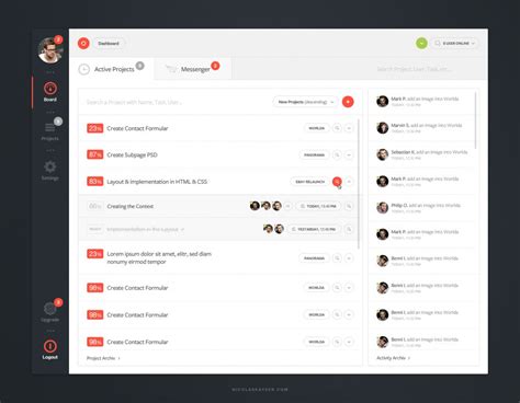 FREE Admin UI Kit Designs