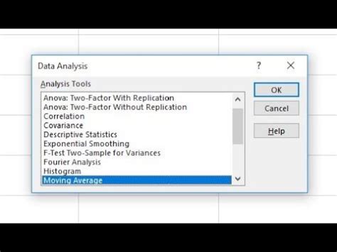 Data Analysis ToolPak In Excel YouTube