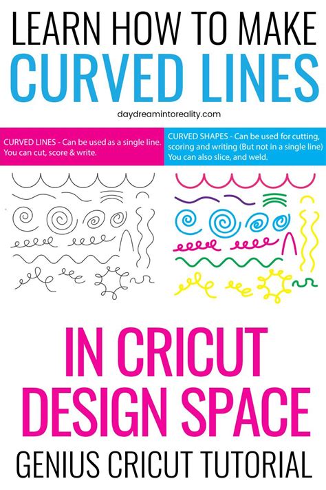 How To Make A Curved Line In Cricut Design Space Free SVG Curvy Lines Cricut Tutorials