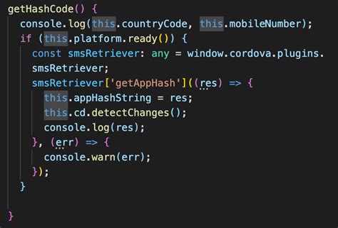Error While Using Sms Retriever Plugin Ionic Angular Ionic Forum