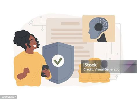 Aistreamlined Claims Processing Abstract Concept Vector Illustration Stock Illustration