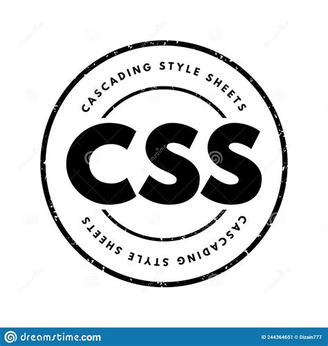 Css Cascading Style Sheets Language Used For Describing The Presentation Of A Document Written
