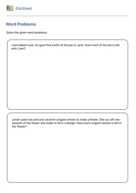 Grade 4 Maths Word Problems Worksheets Download Free Orchids International