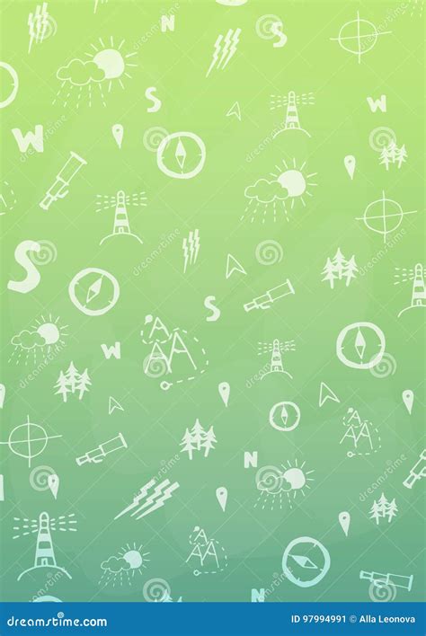 Geography Subject Back To School Background Education Banner Stock Image
