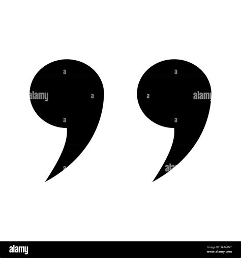 Quotes Speech Marks Punctuation Typographic Pair Black Quotation Marks