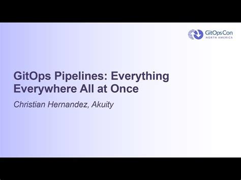 Free Video Gitops Pipelines Addressing Challenges In Multi Stage Deployments From Cncf [cloud