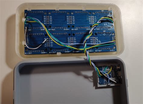 max7219 led matrix esp8266 case by nobody3d download free stl model