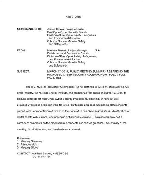 Staff Memo Template Collection